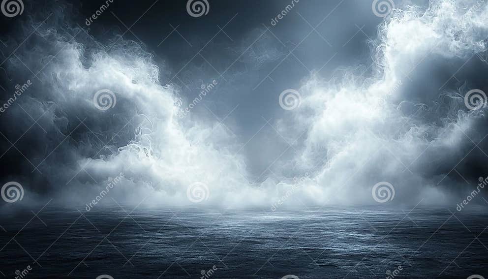 Dark Storm Clouds Over Water Create Ominous Atmosphere Generated by AI ...