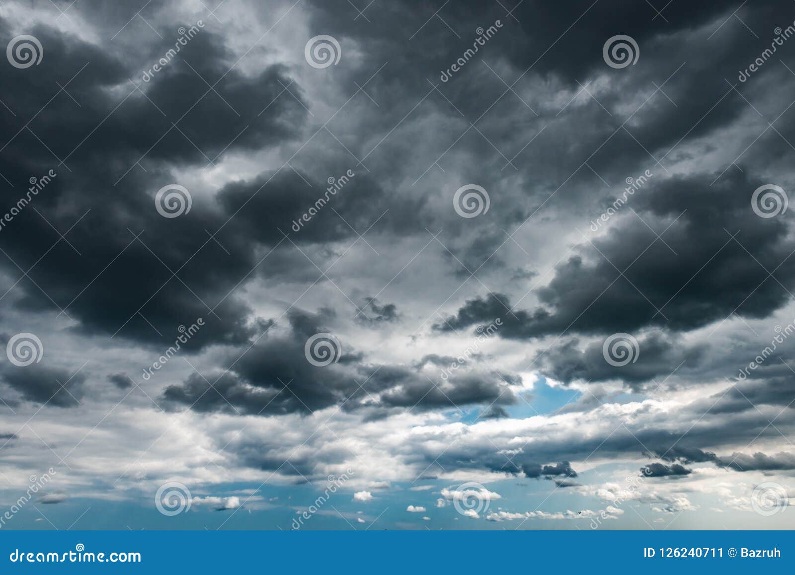 Dark Storm Clouds on the Sky Stock Image - Image of gray, dark: 126240711