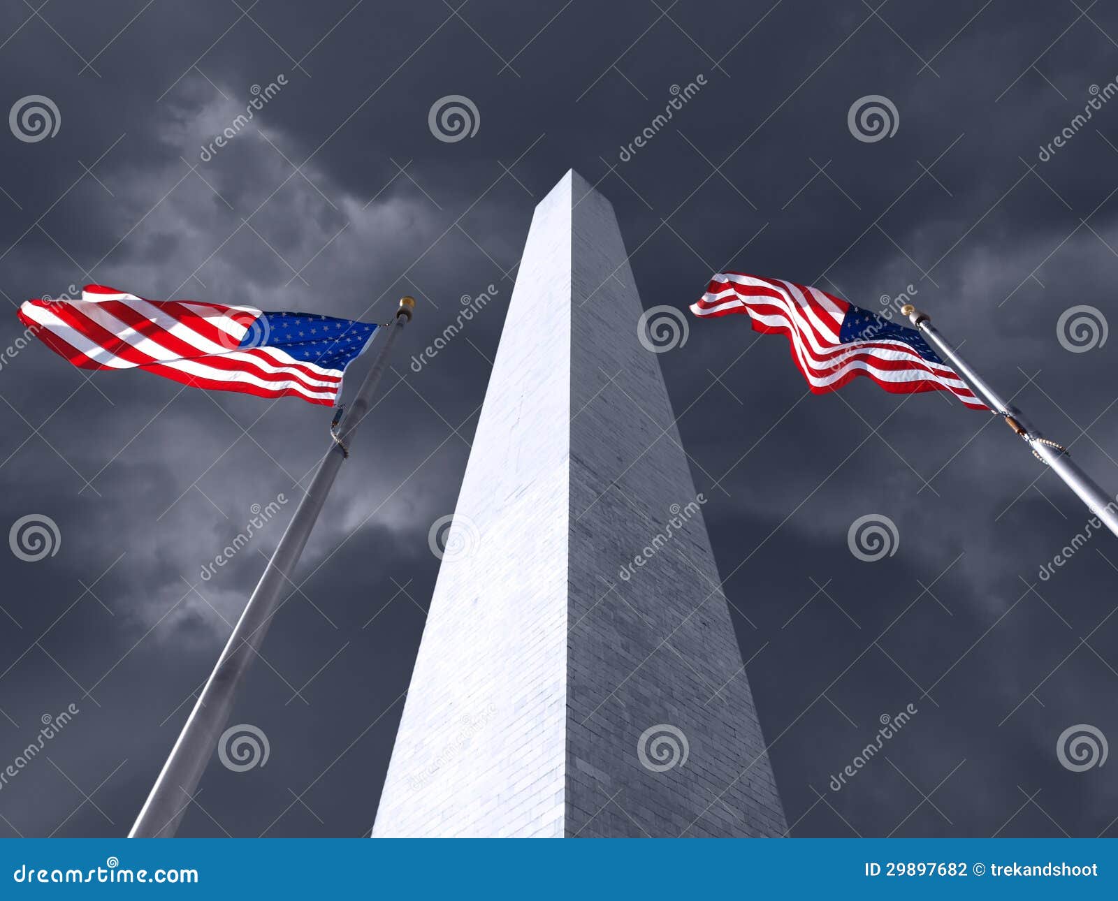 Washington Monument Storm stock photo. Image of thunderstorm - 29897682