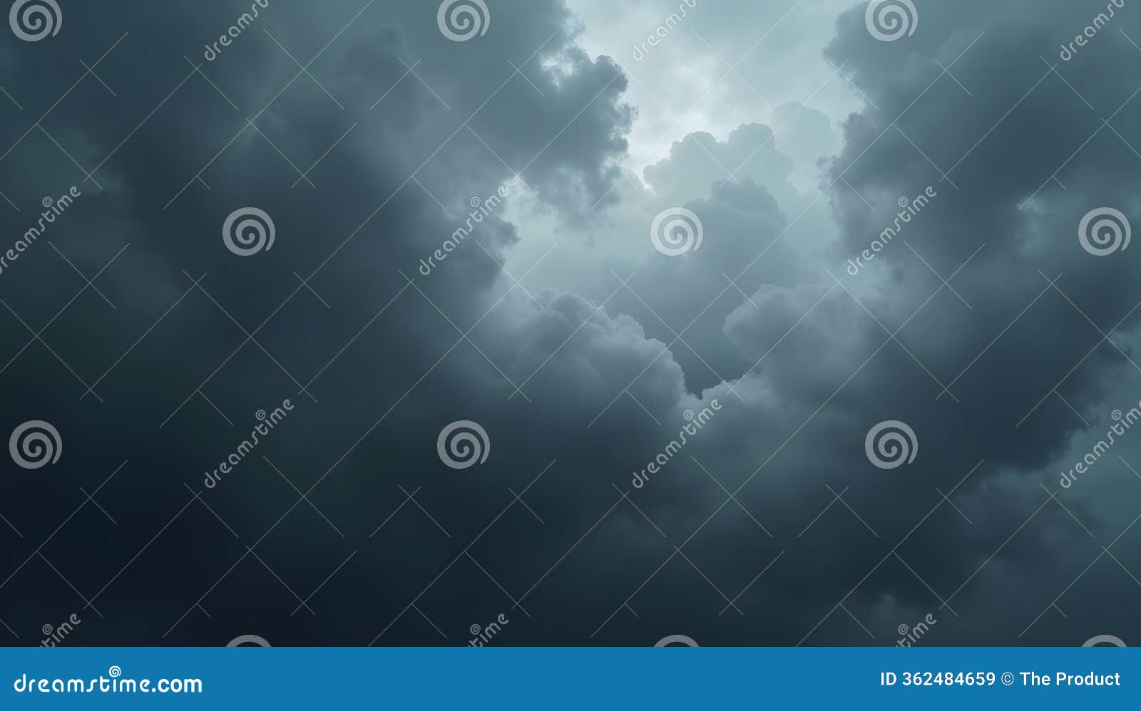 Dark Stormy Cloud Background with Intense Gray Swirling Sky Texture ...