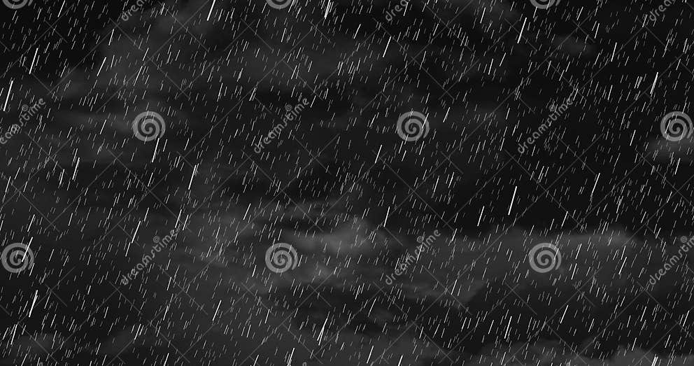 Dark Stormy Sky with Rain and Clouds 4k Stock Image - Image of ...
