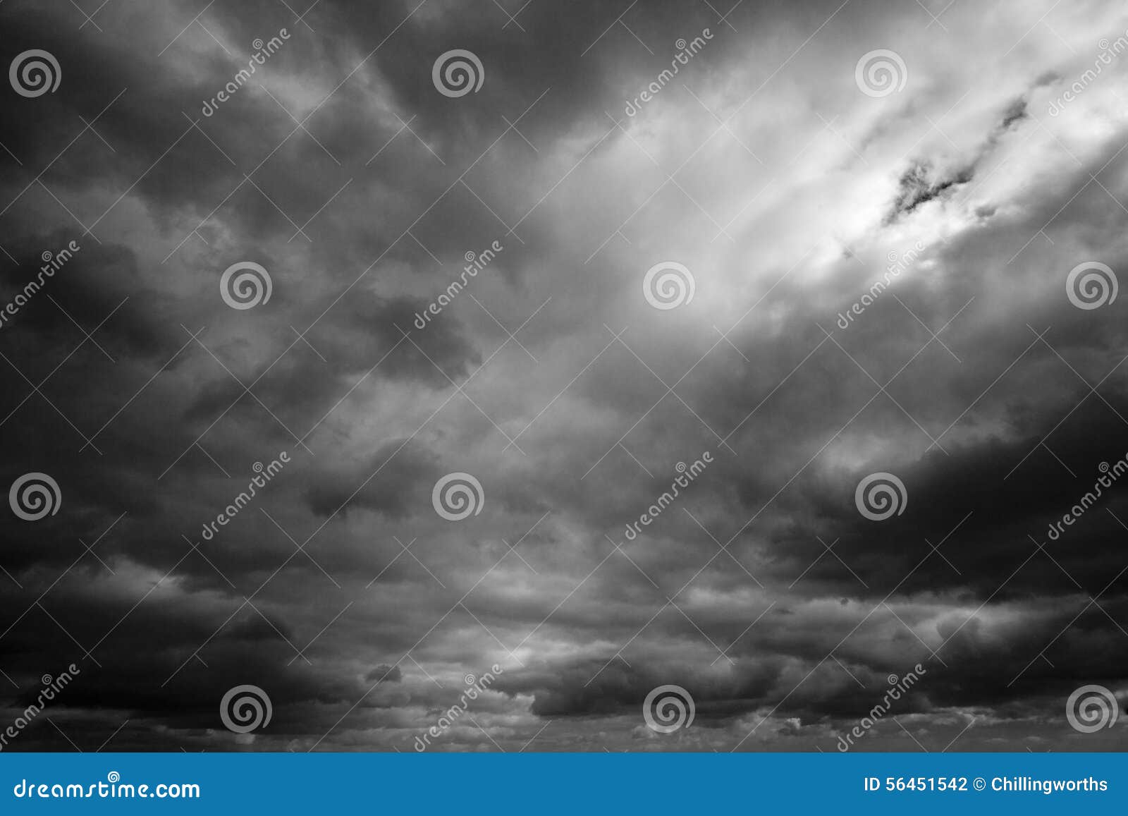 Dark Storm Clouds stock photo. Image of cloudscape, rain - 56451542