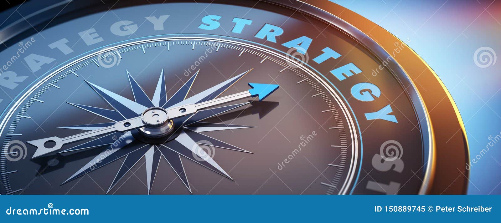 Dark Stylish Compass - Concept Strategy Stock Illustration ...