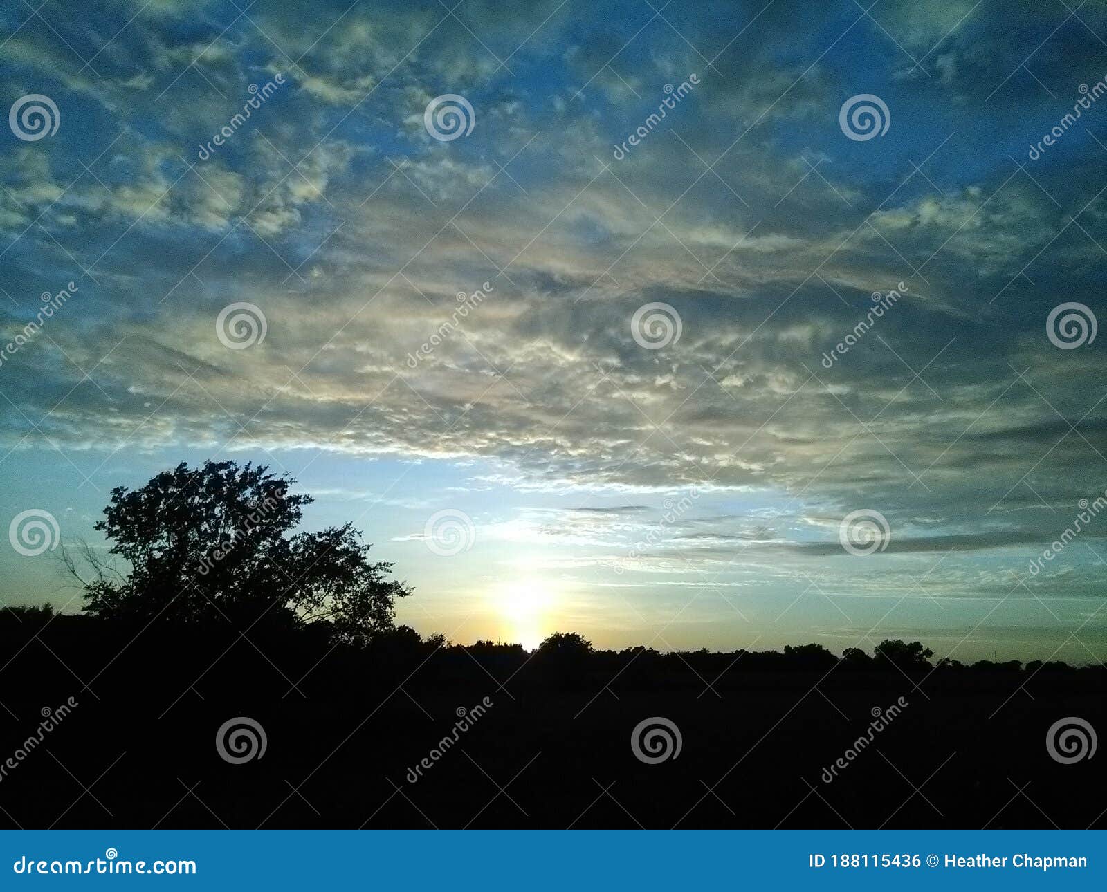 Dark Sunset in Texas Tonight Stock Photo - Image of texas, painting ...