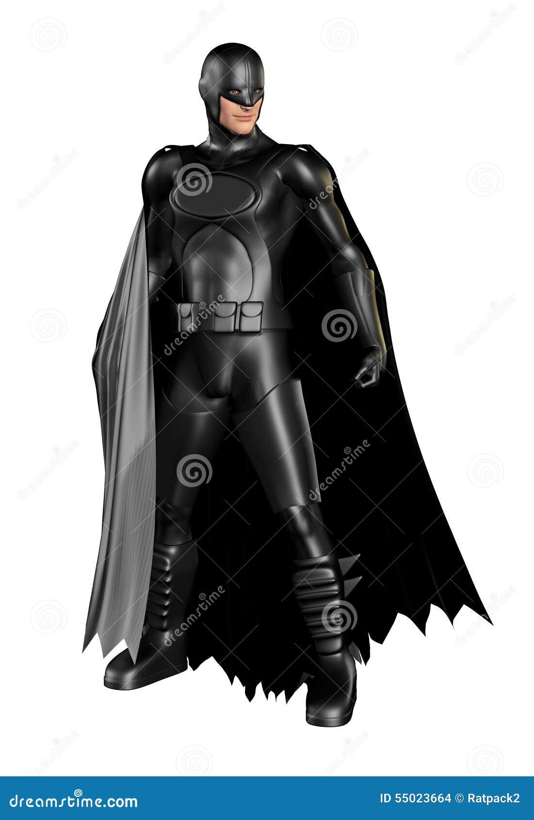 Dark Superhero stock illustration. Illustration of background - 55023664