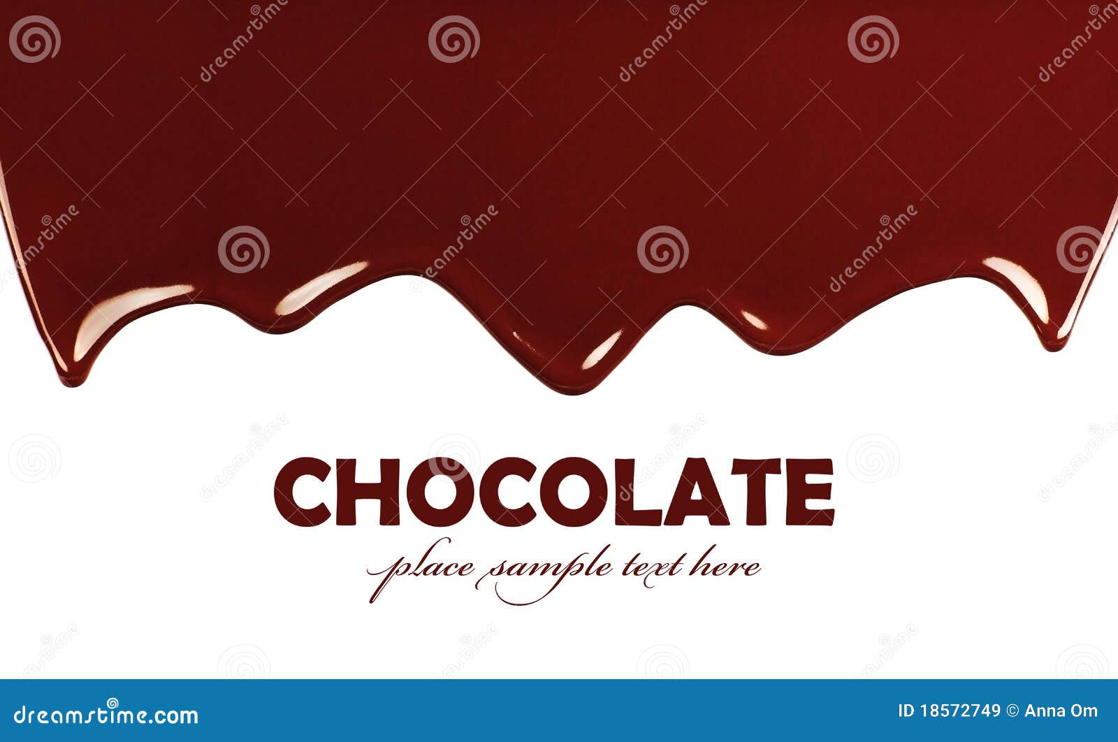Dark Sweet Chocolate Border Stock Image - Image of abstract, concept ...