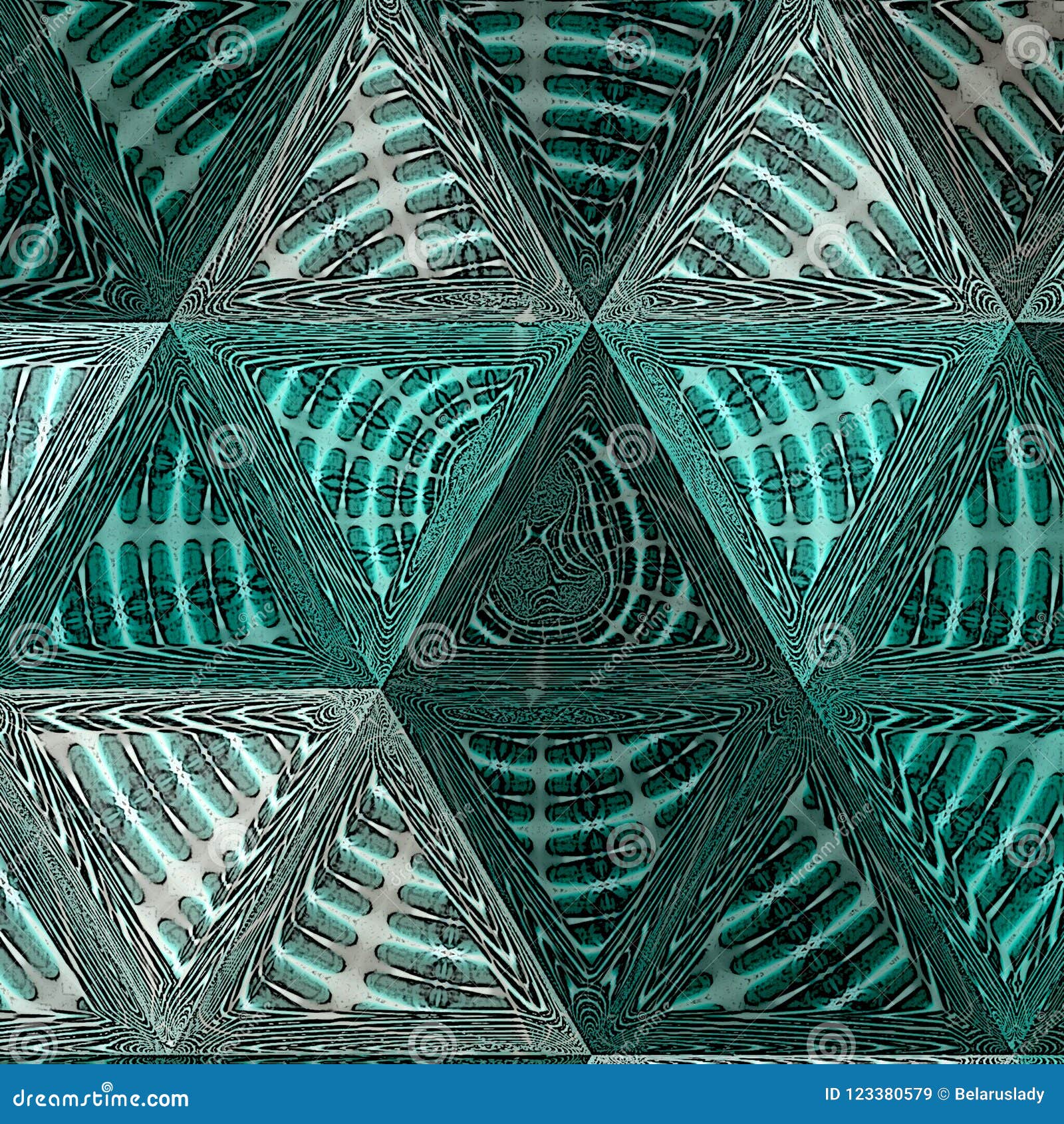 Dark Teal Shade Technology Triangle Background Stock Illustration ...