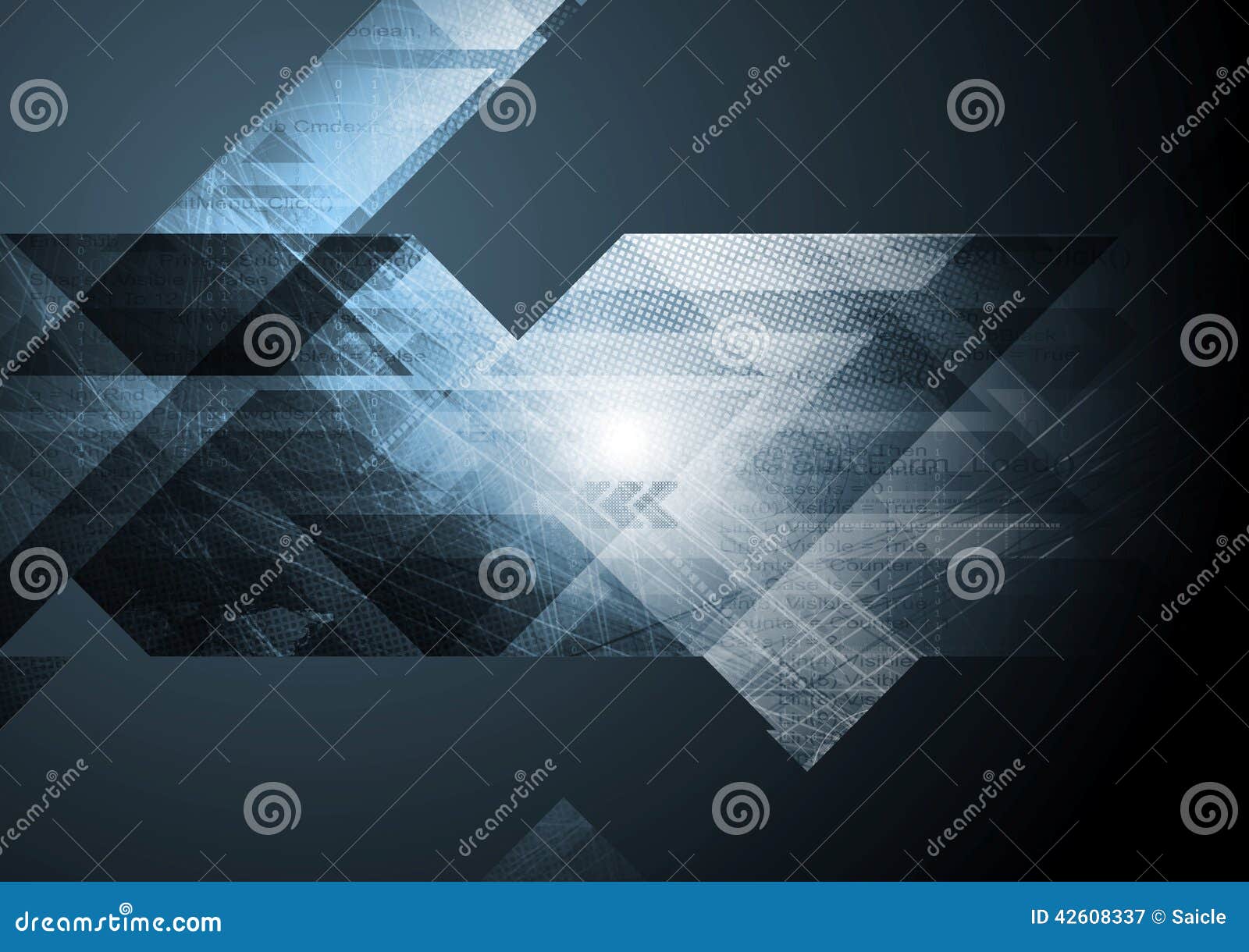 Dark Tech Abstract Background Stock Vector - Illustration of brochure ...