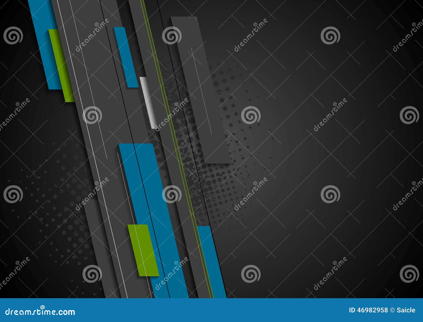 Dark tech background stock vector. Illustration of elegant - 46982958