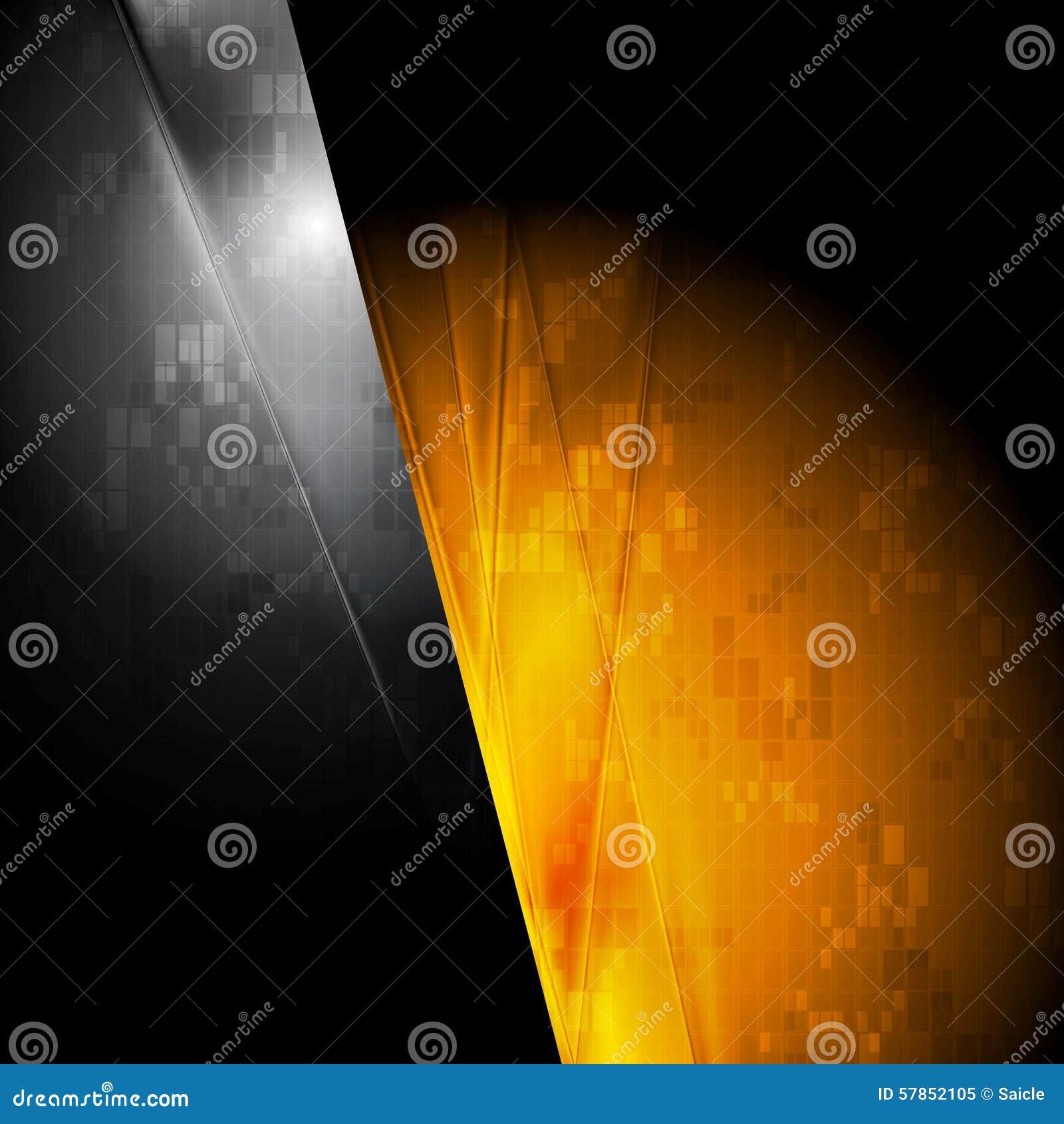 Dark Tech Contrast Geometric Background Stock Vector - Illustration of ...