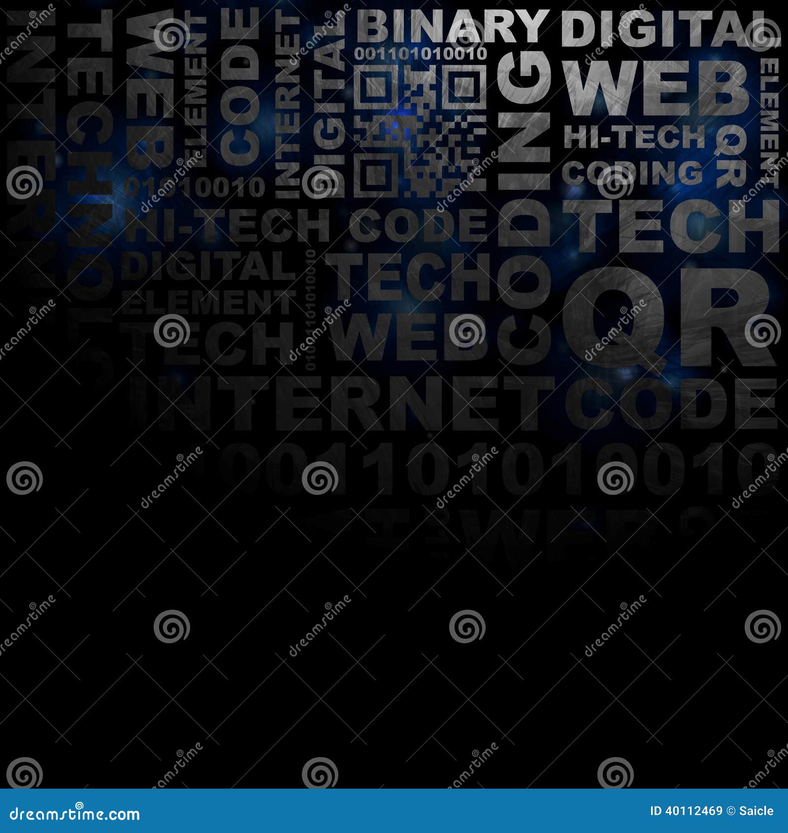 Dark Tech Grunge Word Pattern Stock Vector - Illustration of contrast ...