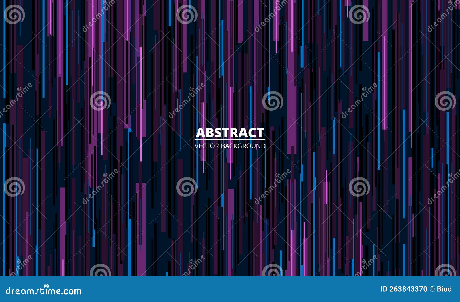 Dark Tech Modern Abstract Background with Colored Stripes. Stock Vector ...