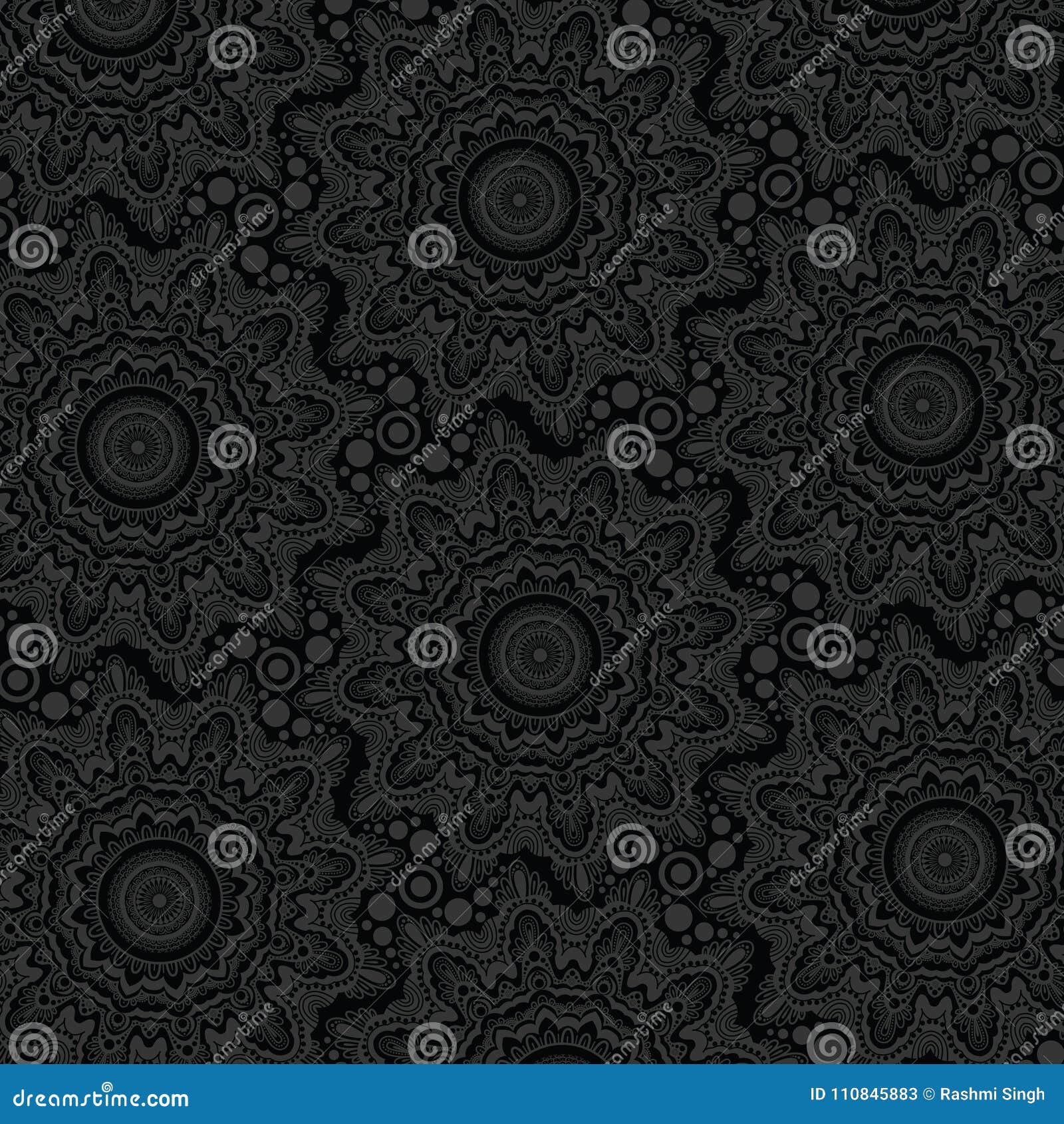 Dark Texture Background Design. Modern Stylish Seamless Pattern ...