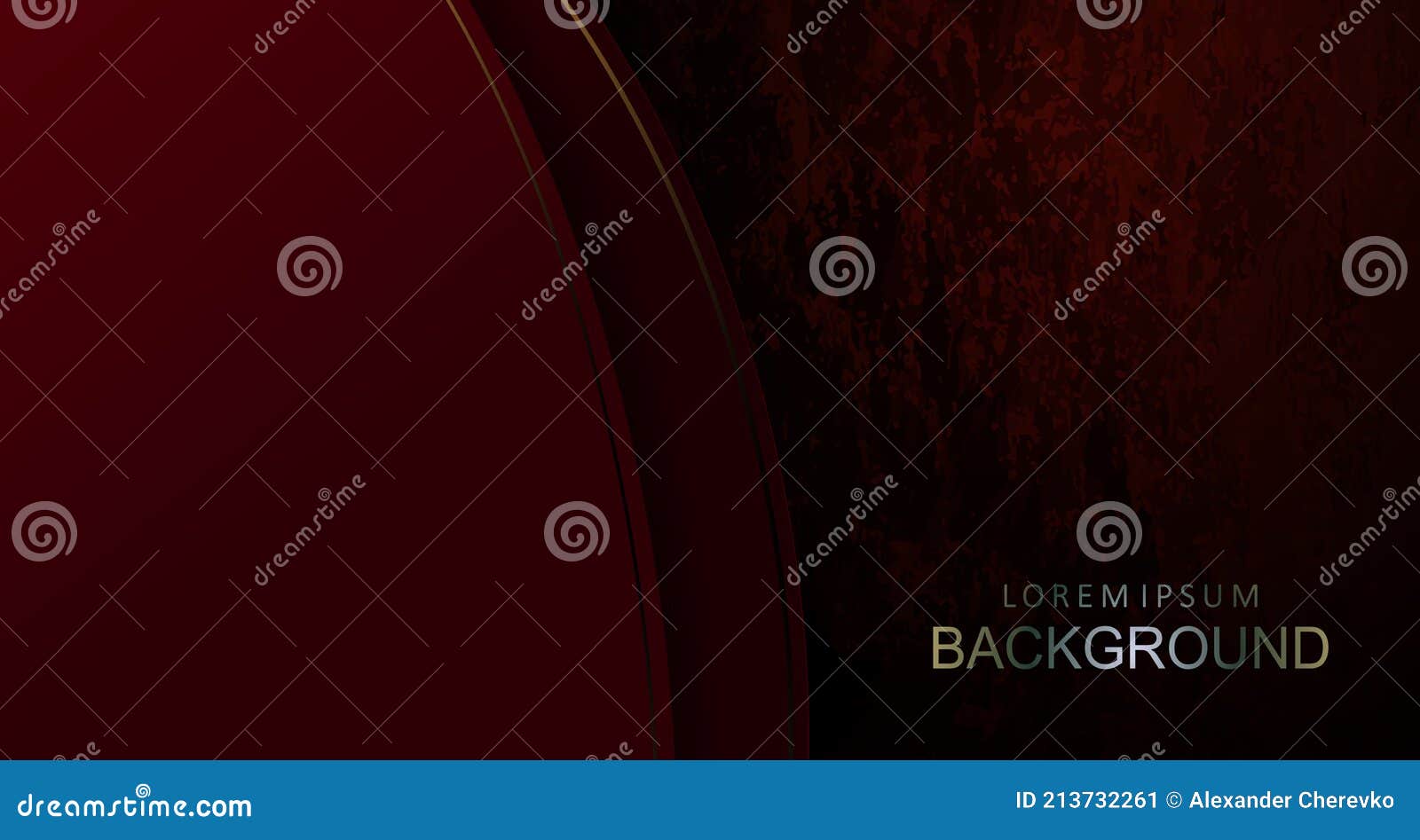 A Dark Textured Composition of a Red Hue, an Oval Frame with a Gold ...