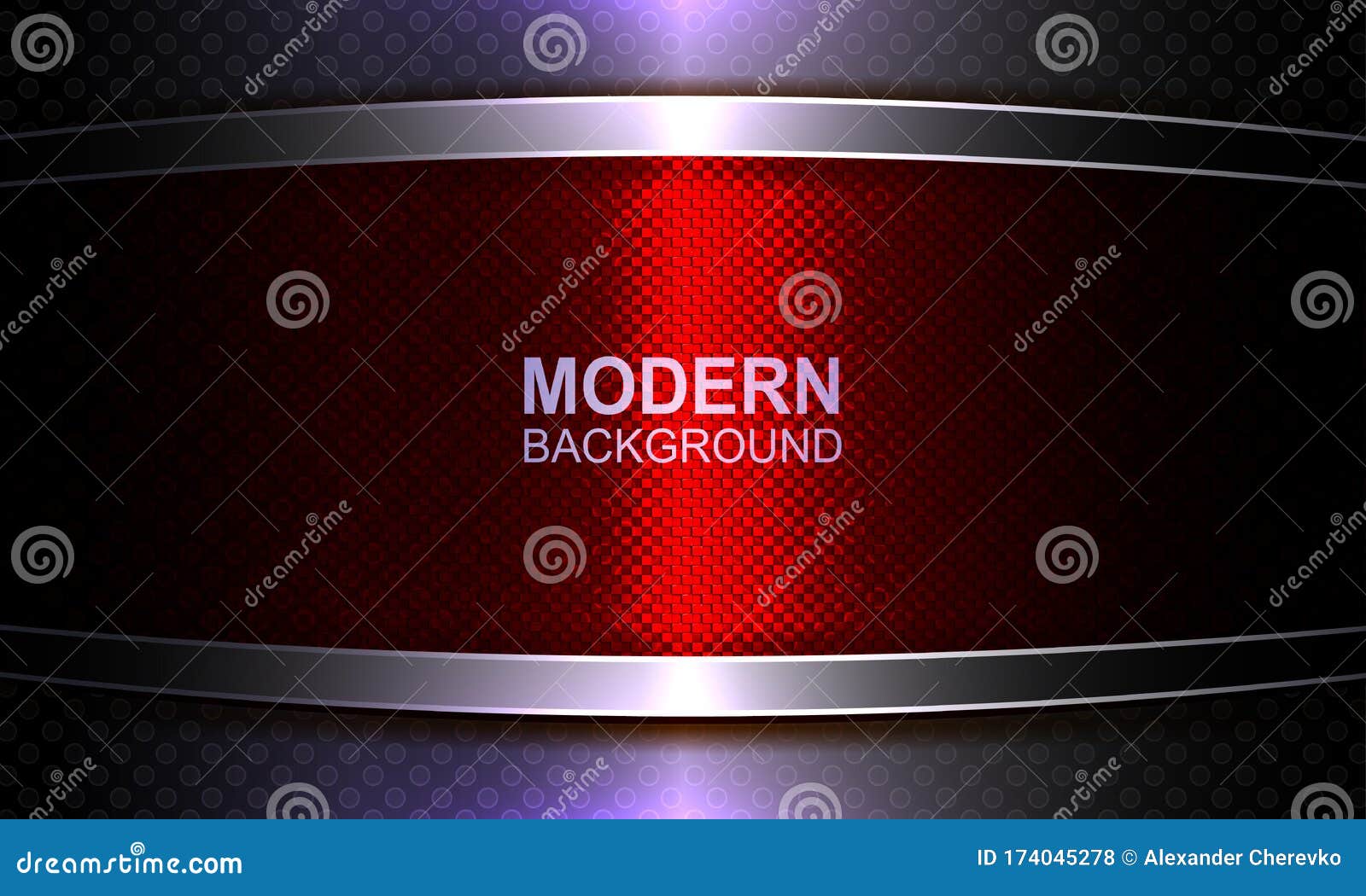 Dark Textured Design with a Corrugated Red Frame with a Shiny Border ...