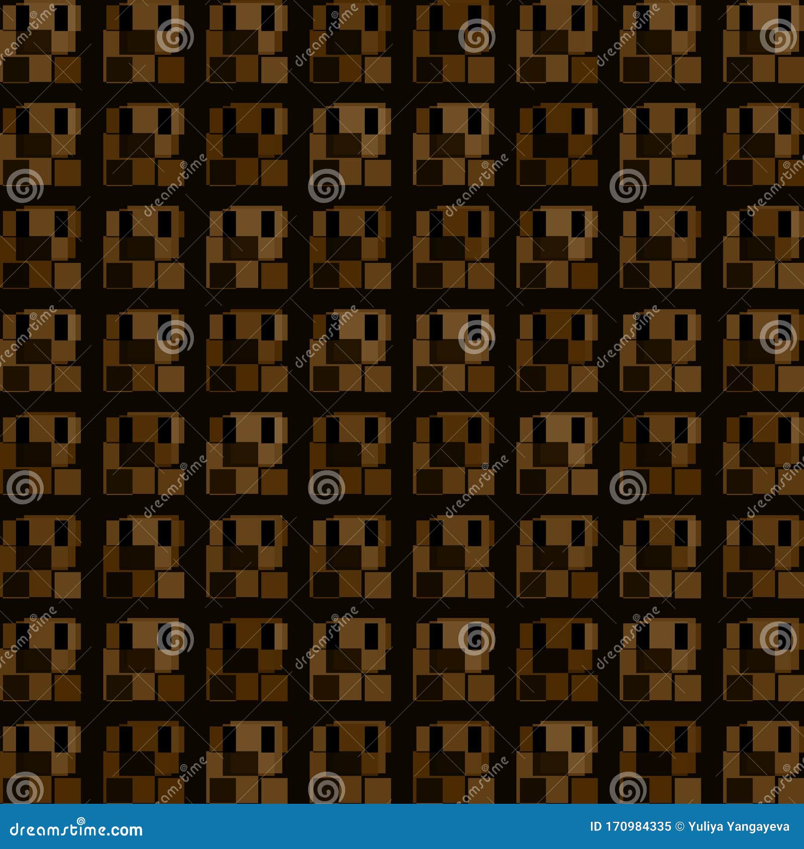 Dark Tile of Bronze Intersecting Rectangles and Interweaving Bricks ...