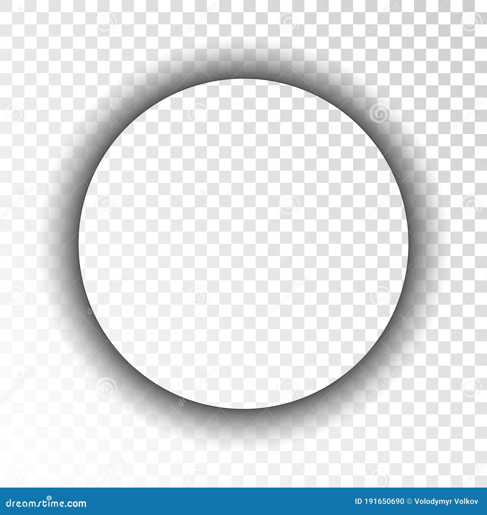 Dark Transparent Realistic Shadow. Vector Illustration Stock Vector ...