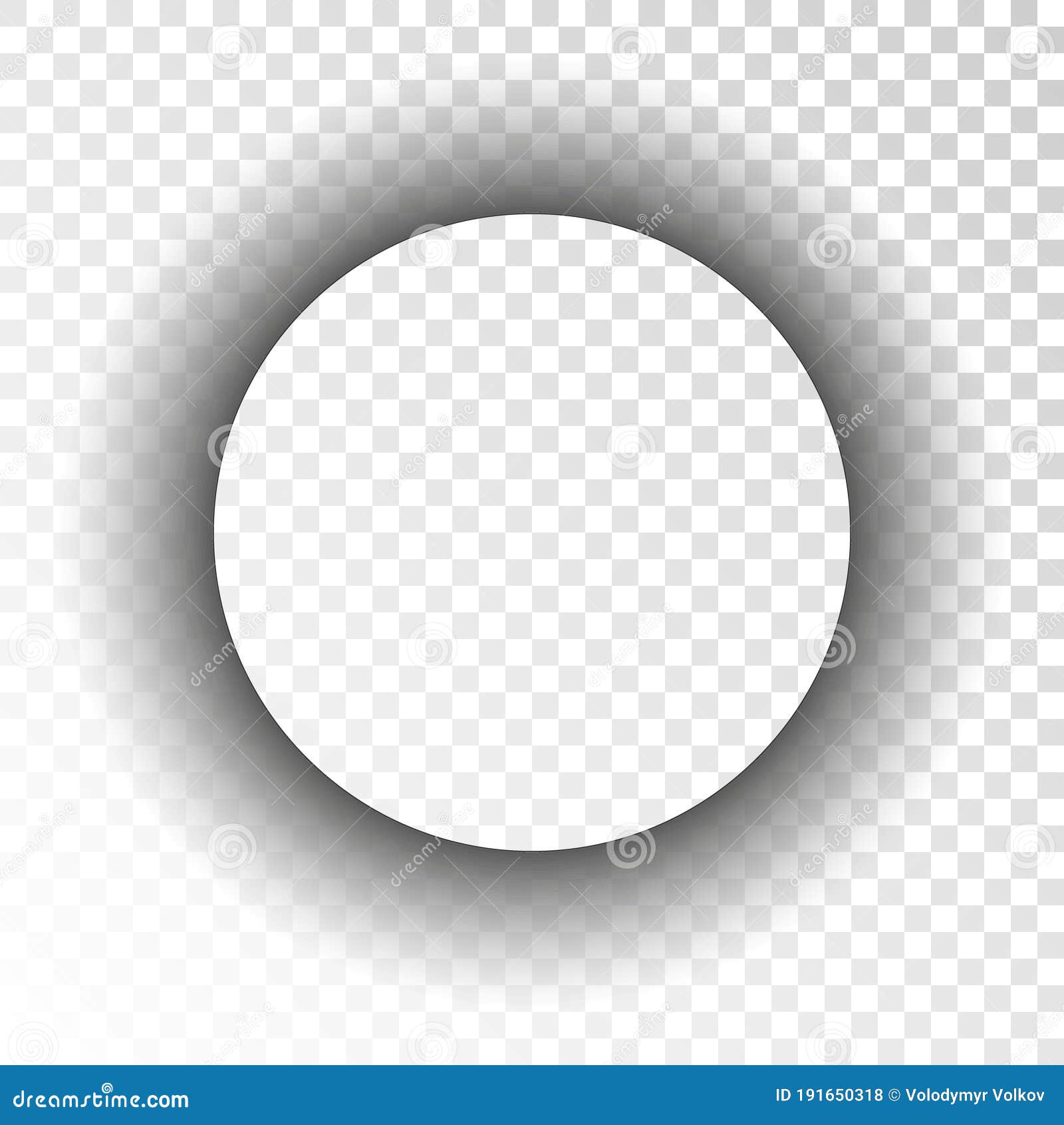 Dark Transparent Realistic Shadow. Vector Illustration Stock Vector ...