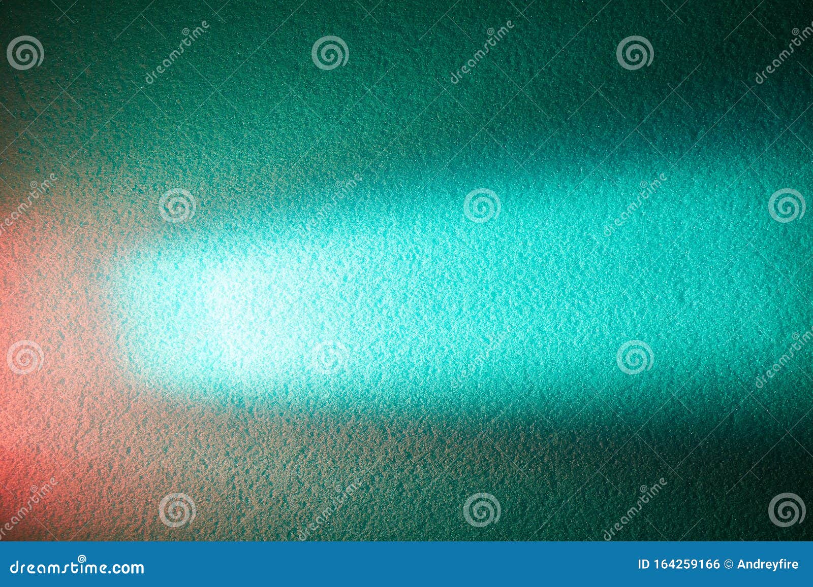 On a Dark Turquoise Background, a Light Turquoise Ray of Light and a ...