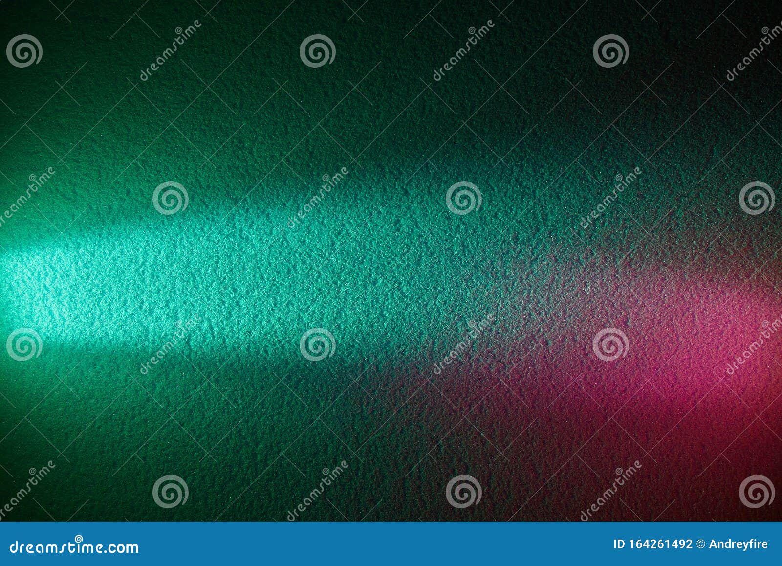 On a Dark Turquoise Background, a Pink Glow and a Light Turquoise Ray ...