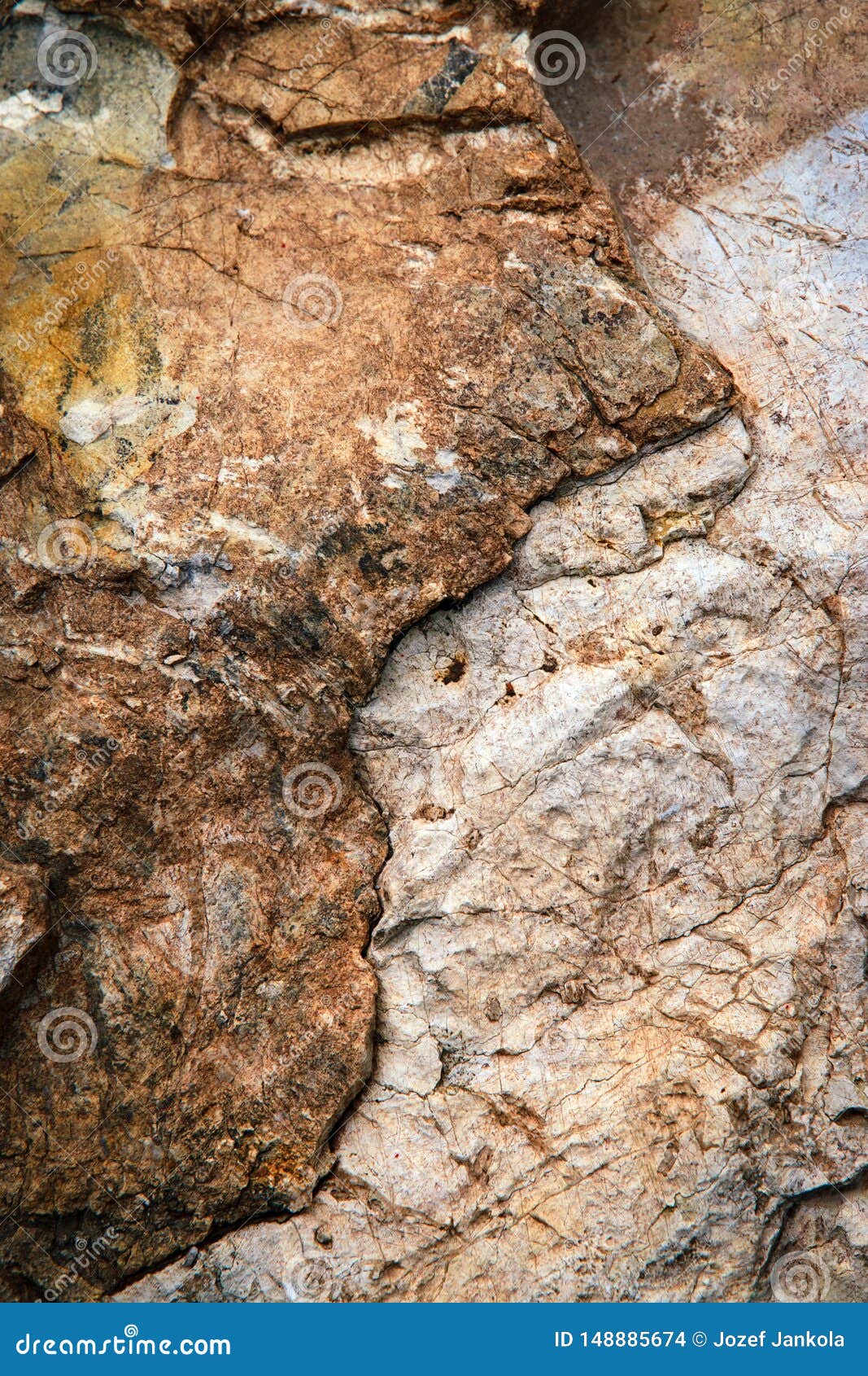 Dark Two Colors of Limestone Stock Photo - Image of dark, texture ...