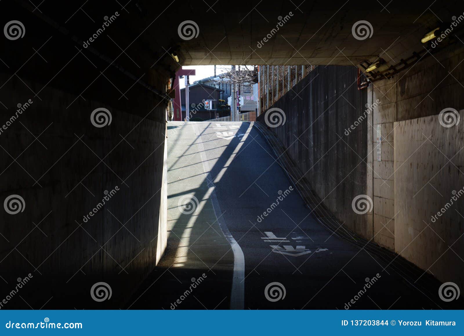 Dark underpass stock photo. Image of mind, danger, dark - 137203844