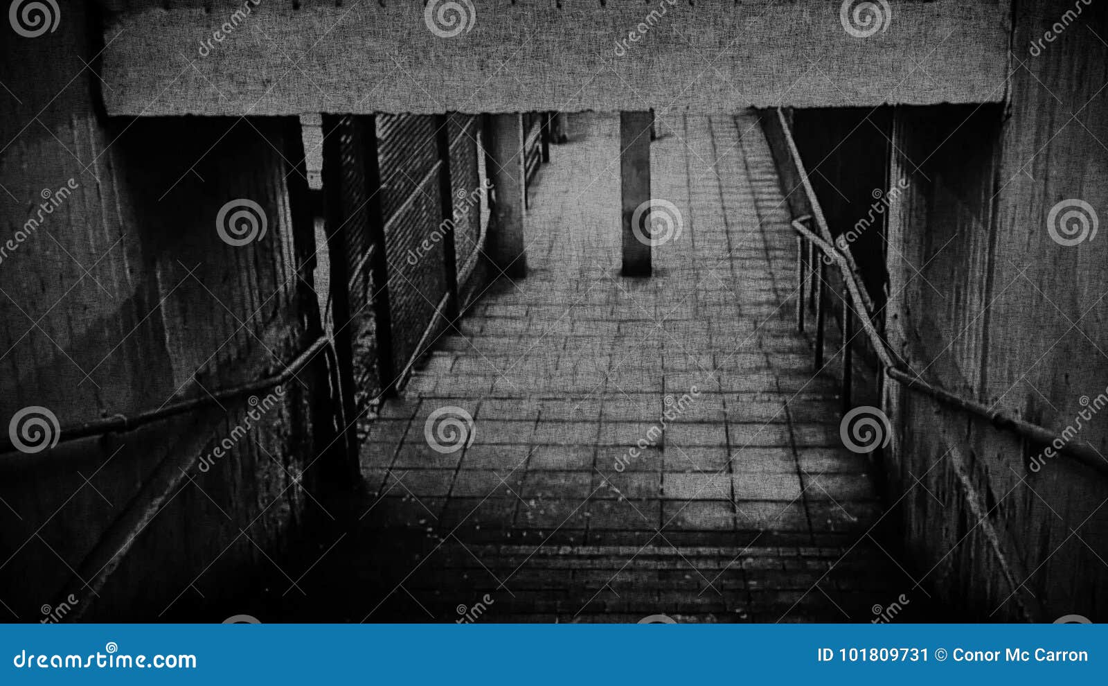 Dark Underpass stock video. Video of city, dirty, architecture - 101809731