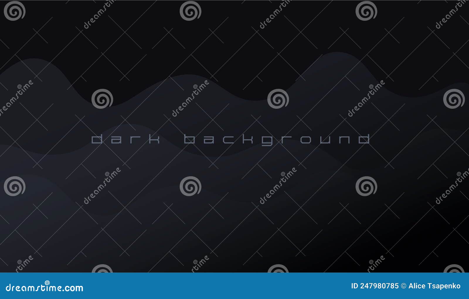 Dark Vector Wave Luxury Background. Minimalist Elegant Premium Design ...