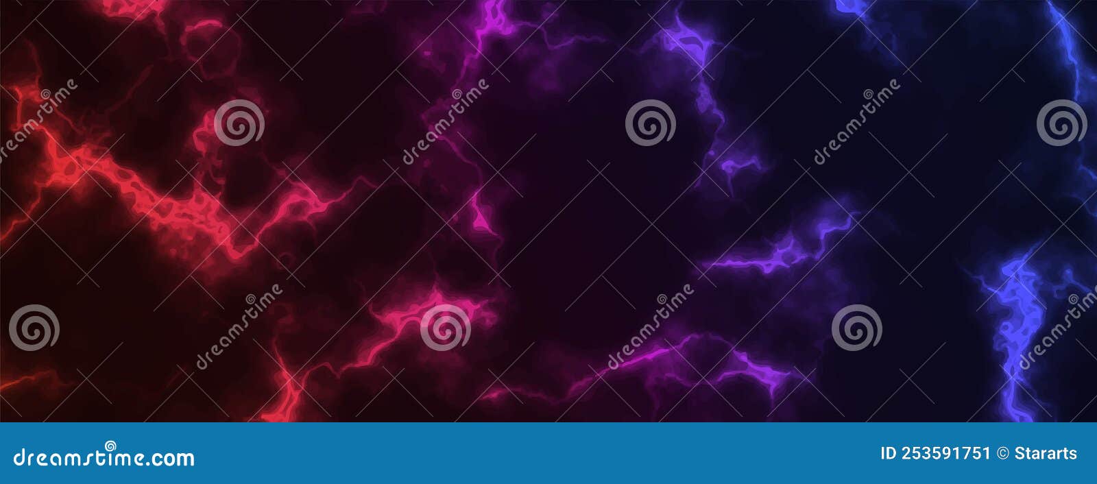 Dark Vibrant Marble Lava Style Texture Banner Vector Illustration Stock ...