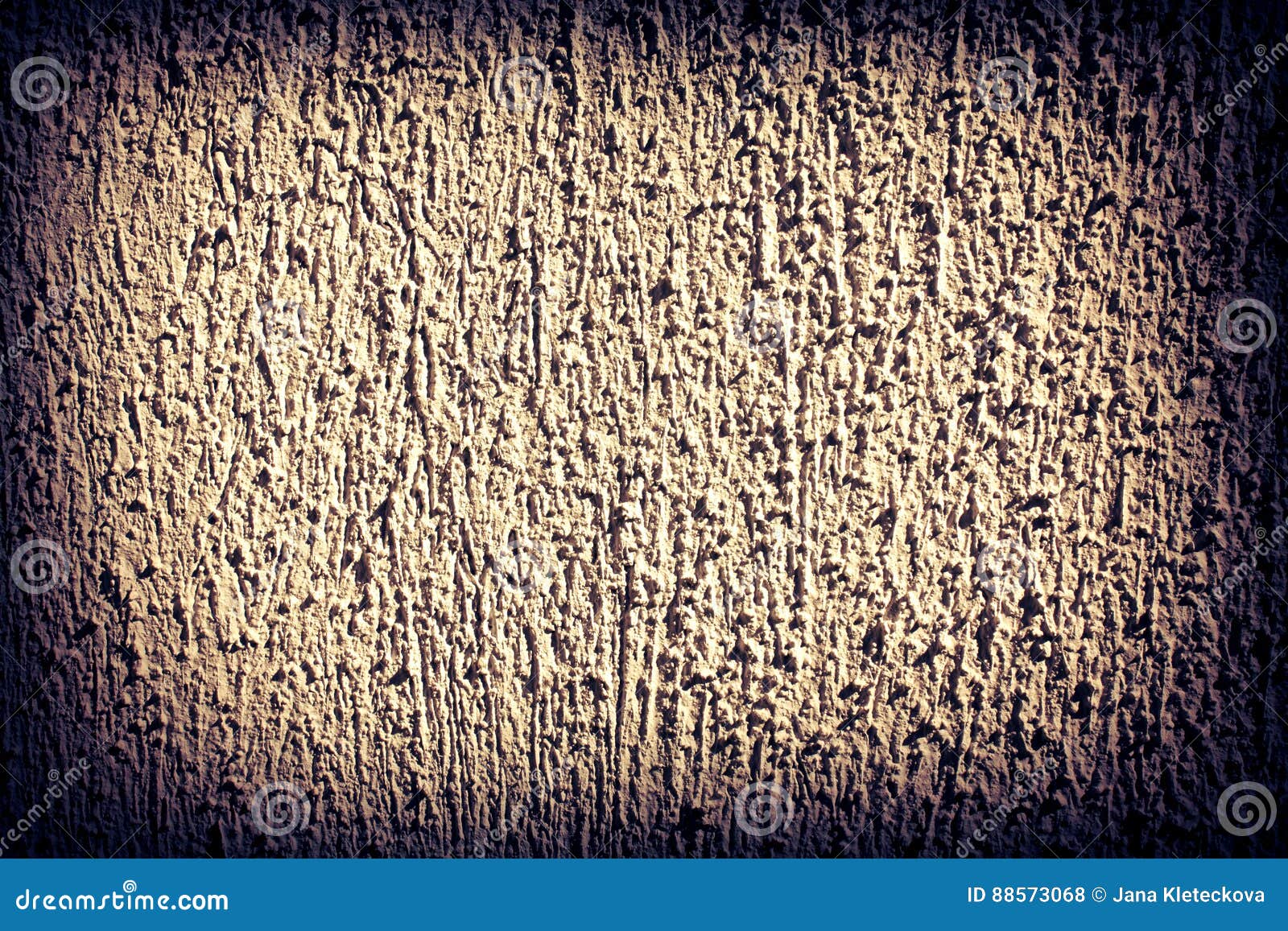 Dark Vignette Frame and Coarse Cement Facade Structure Background Stock ...