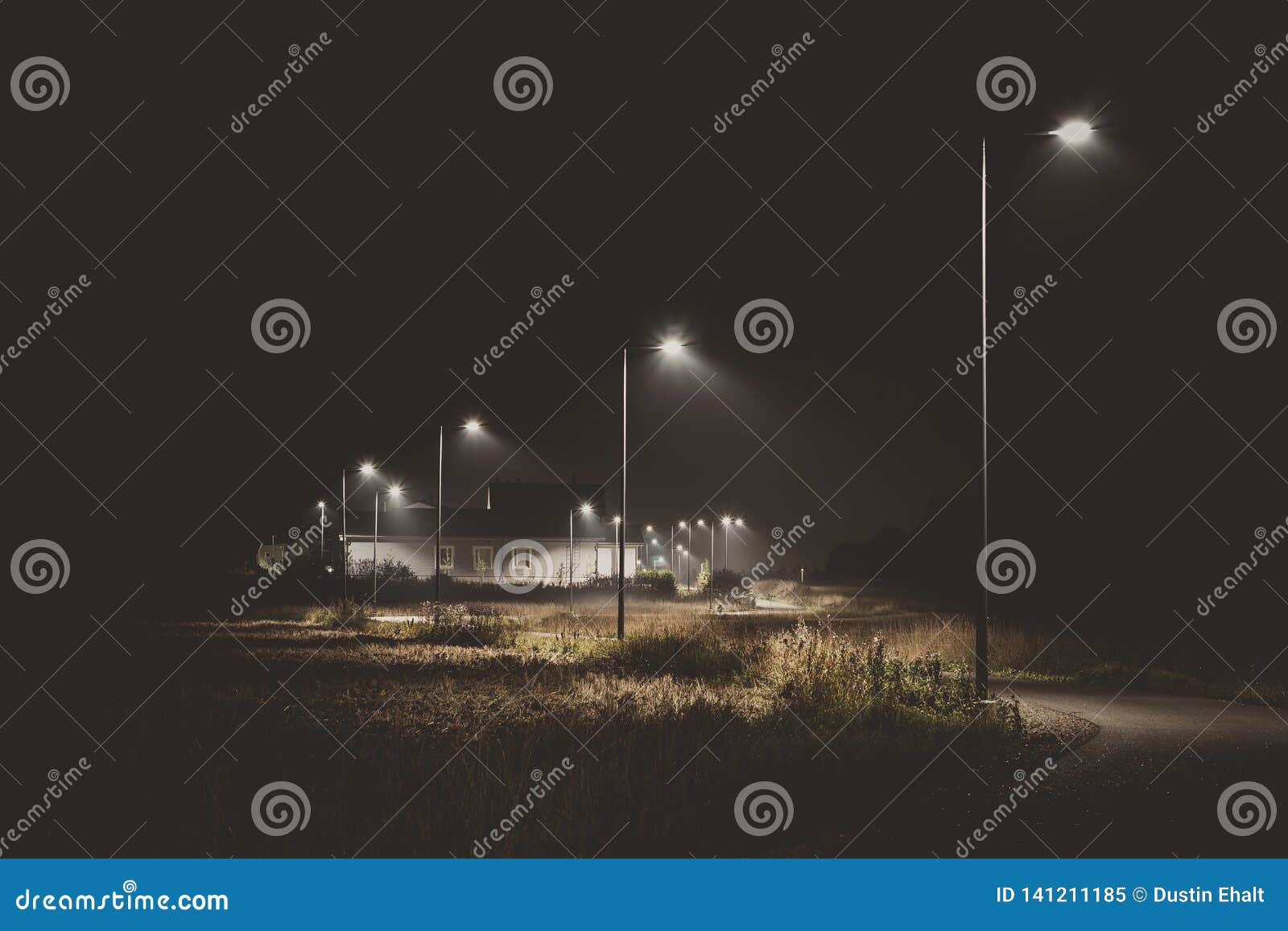 Dark walking Path stock image. Image of street, path - 141211185