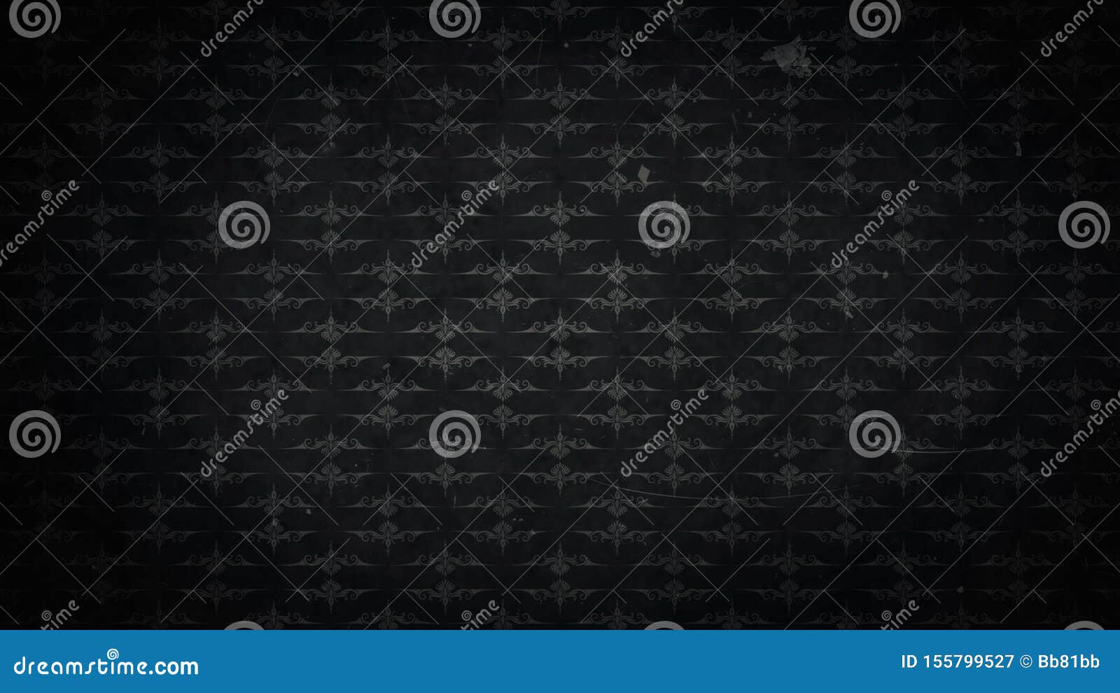 Dark Wallpaper in a Retro Style Stock Illustration - Illustration of ...