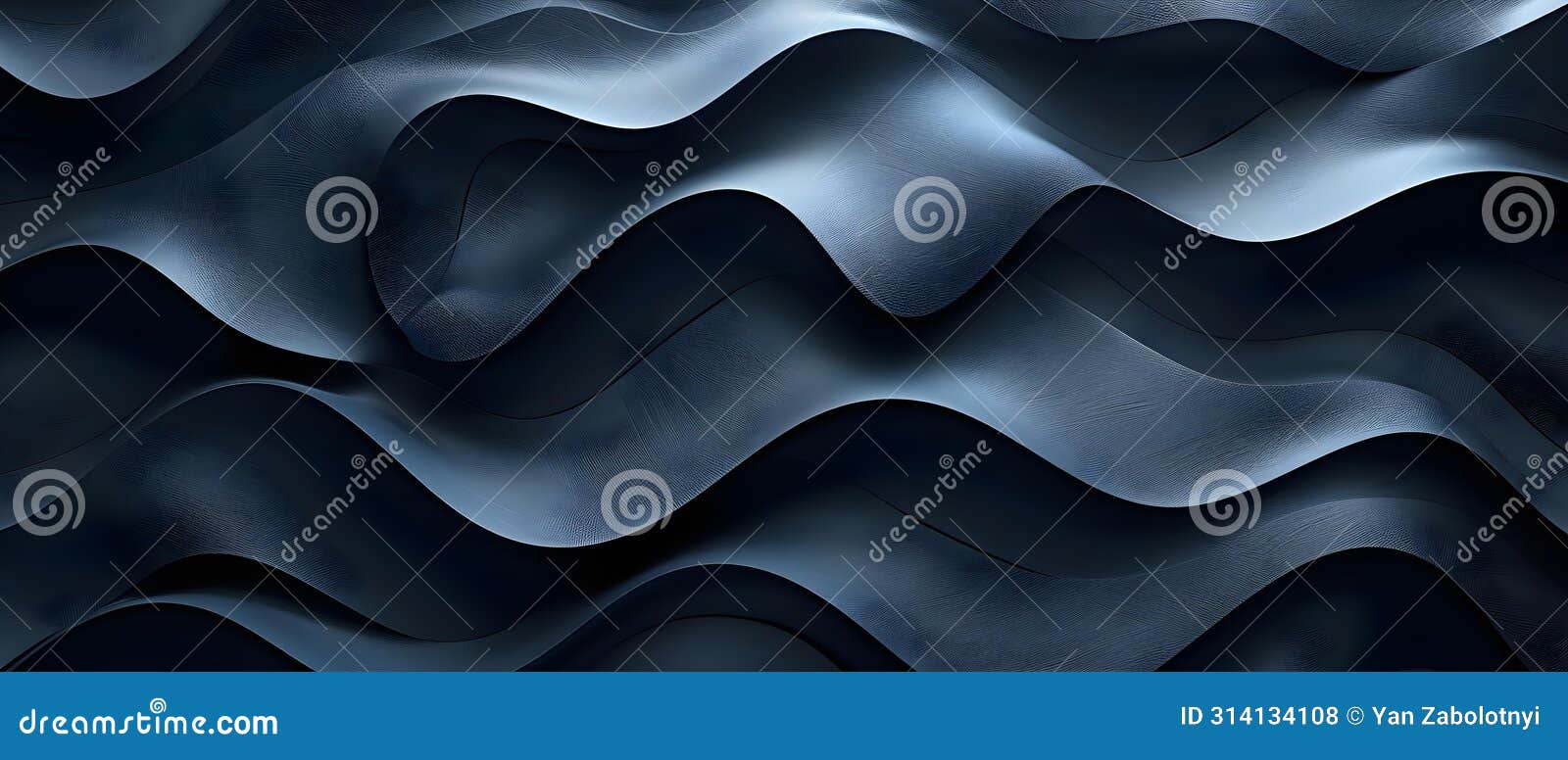 Dark Waves Rhythm: Abstract Minimalist Design. Concept Minimalist Art ...