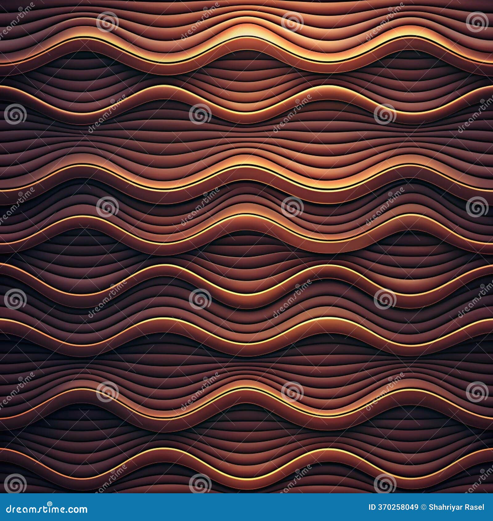 Dark, Wavy Pattern With Subtle Texture And Depth. Resembles Rippling ...