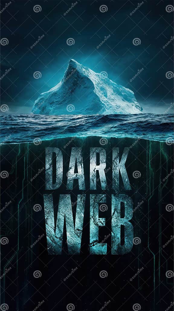 Dark Web Concept. the Cryptic Dark Web: Delving Deep into the Obscure Realms Stock Illustration ...