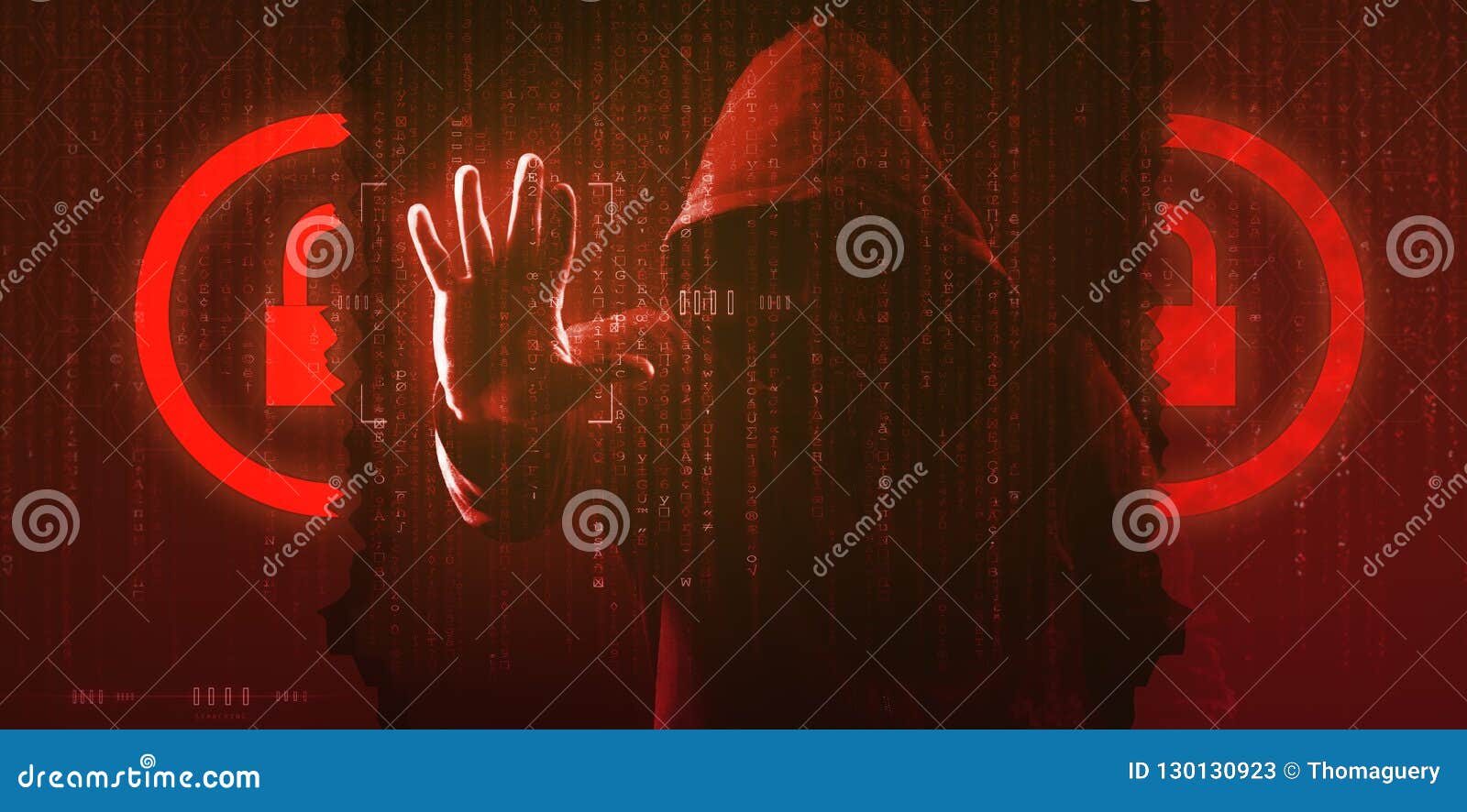 The dark web hooded hacker stock image. Image of attack - 130130923