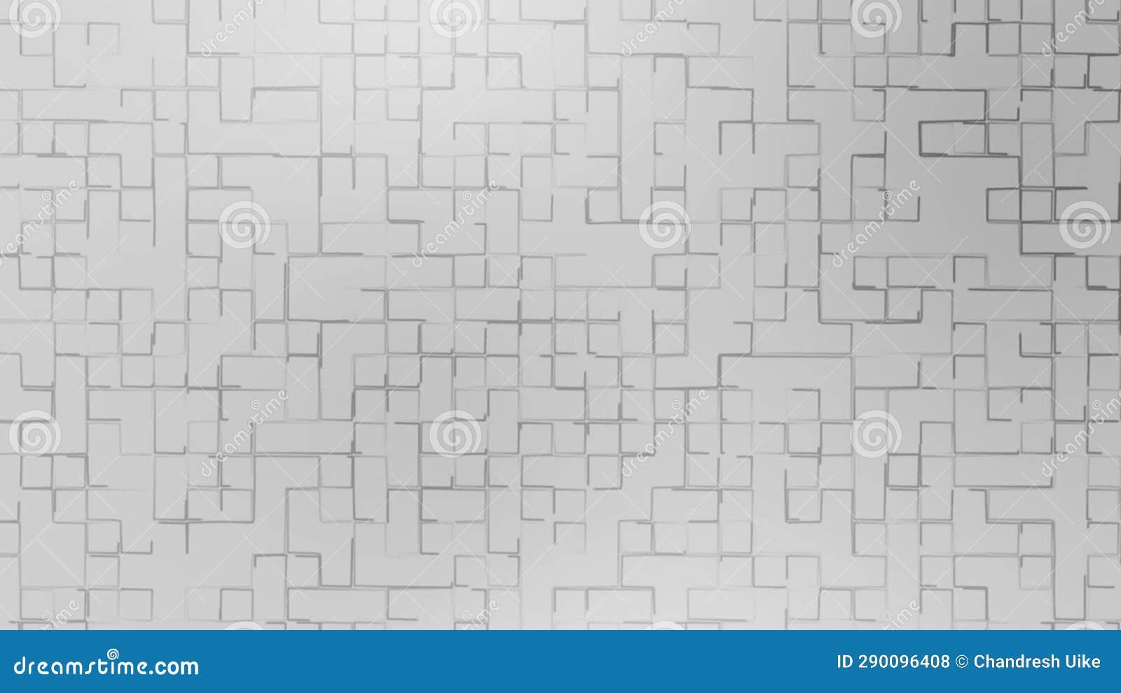 Dark White Abstract Geometric Shapes Technology Background, Grid ...