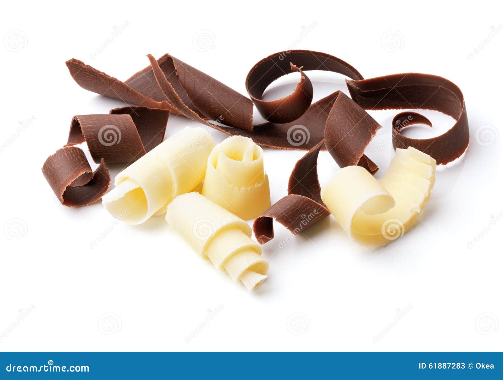 Chocolate Shavings With Dried Coconut Up-Close Stock Image ...
