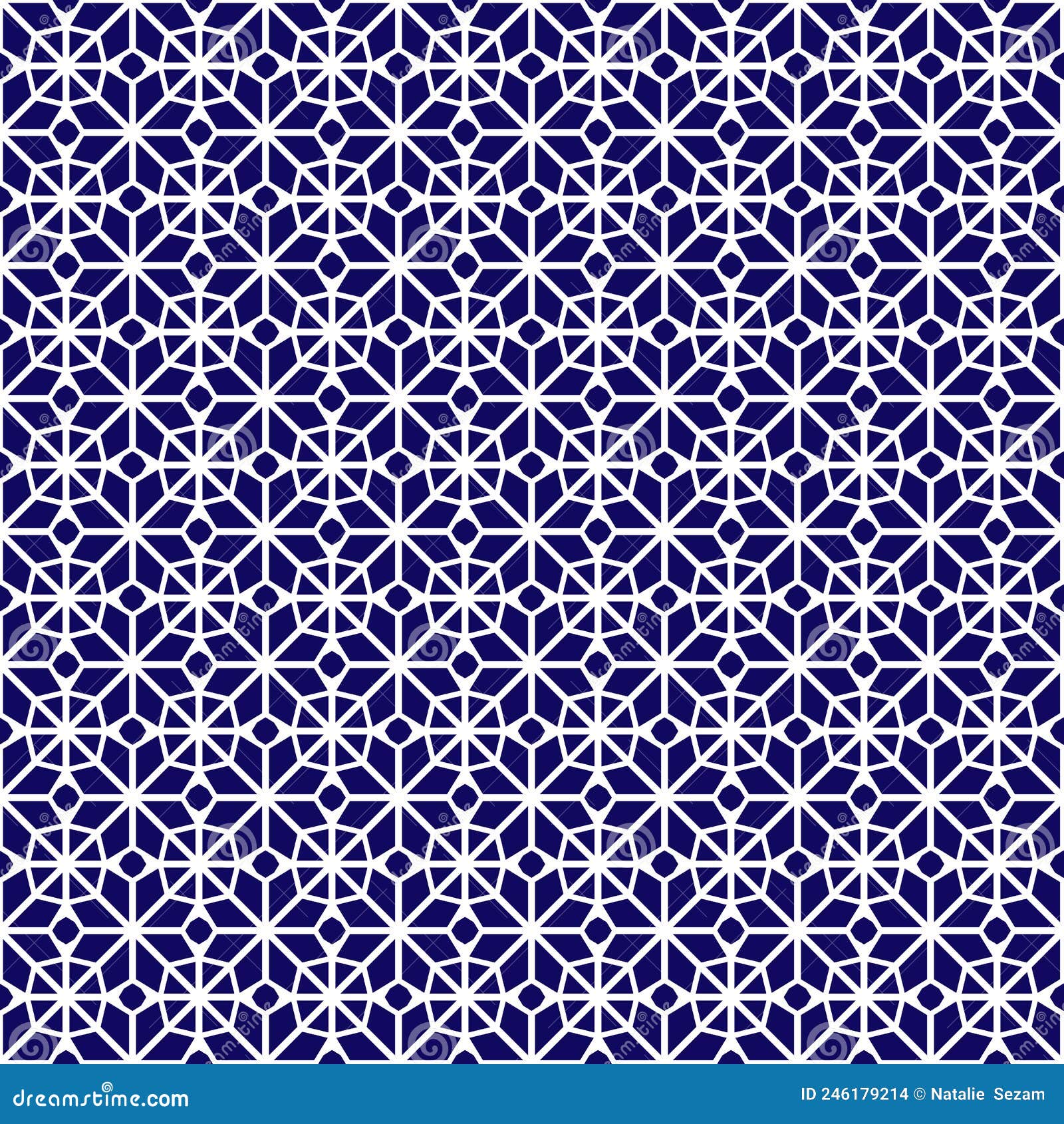 Dark and White Eastern Seamless Pattern. Islamic Repeated Backdrop ...