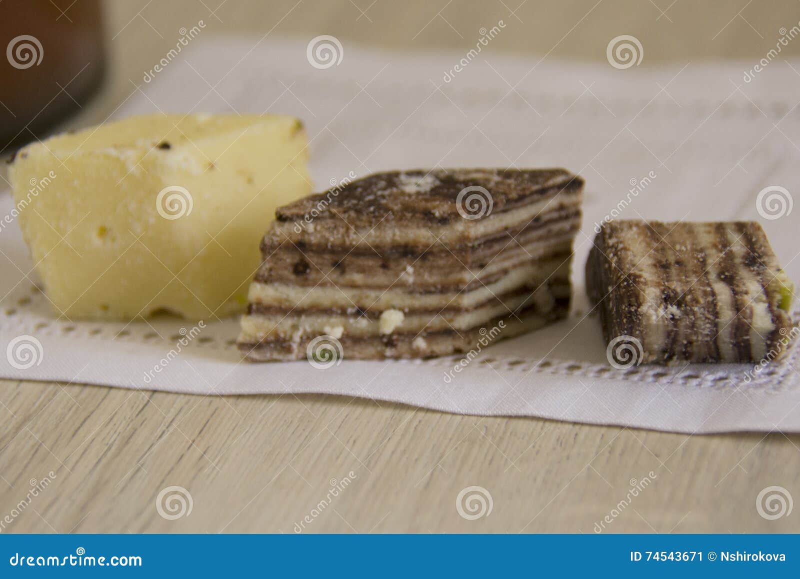 Dark and white halva lying stock image. Image of traditional - 74543671
