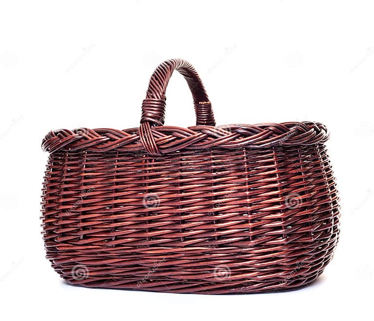 Dark wickerbasket stock image. Image of basket, household - 46709481