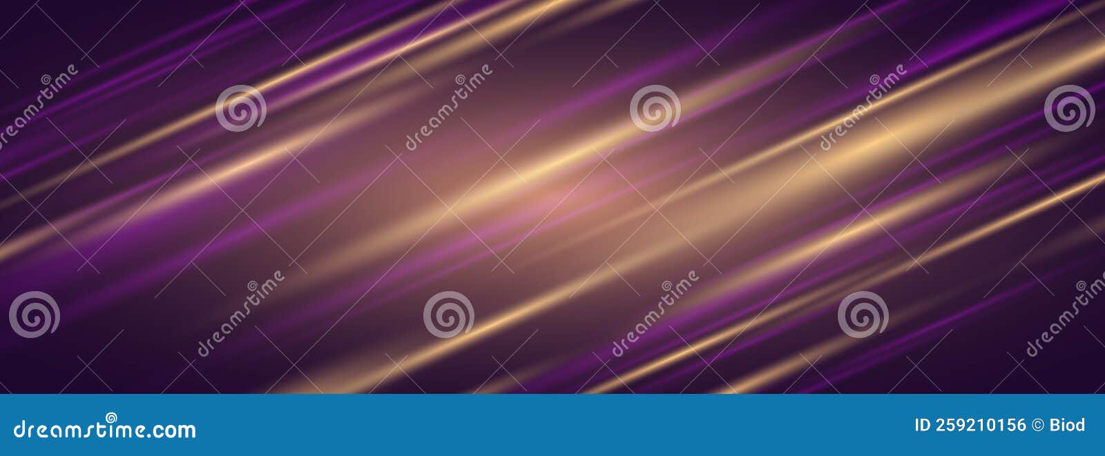 Dark Wide Abstract Background with Glowing Motion Light Effect. Stock ...