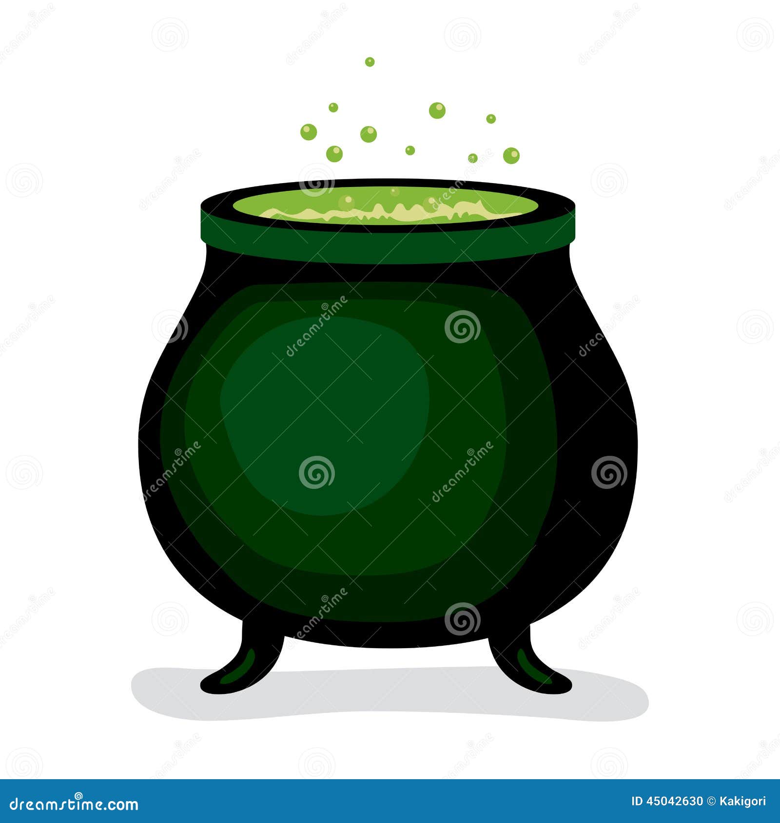 Dark Witch Magic Cauldron stock vector. Illustration of bubble - 45042630