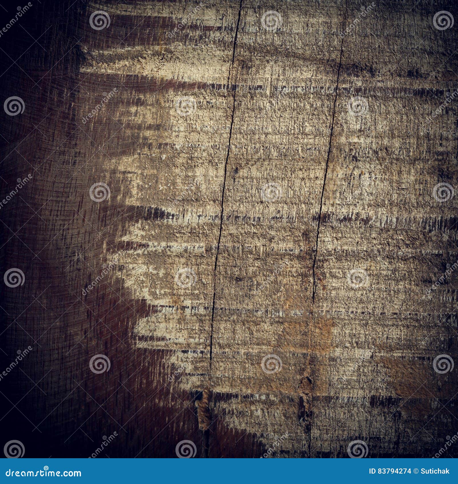 Dark Wood Background, Wooden Board Rough Grain Surface Stock Photo ...