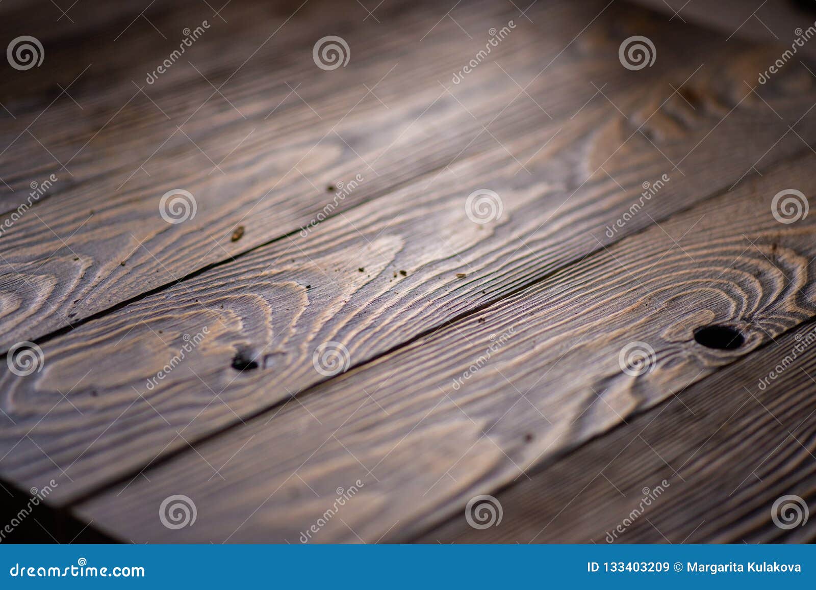 Dark Wood Board or Table Top at the Workshop Stock Image - Image of ...
