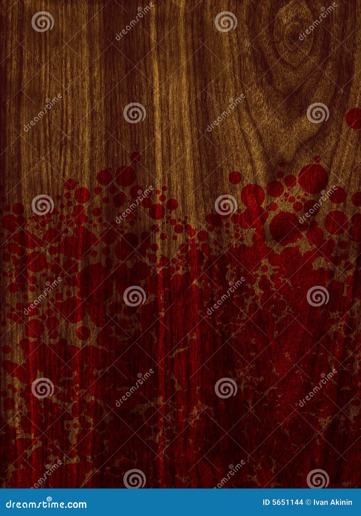 Dark Wood Texture with Blood Stock Illustration - Illustration of frame ...