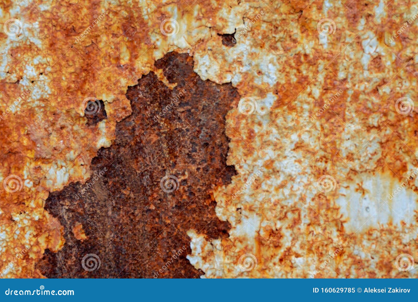Dark Worn Rusty Metal Texture Background. Rust Texture on Metal Sheet ...