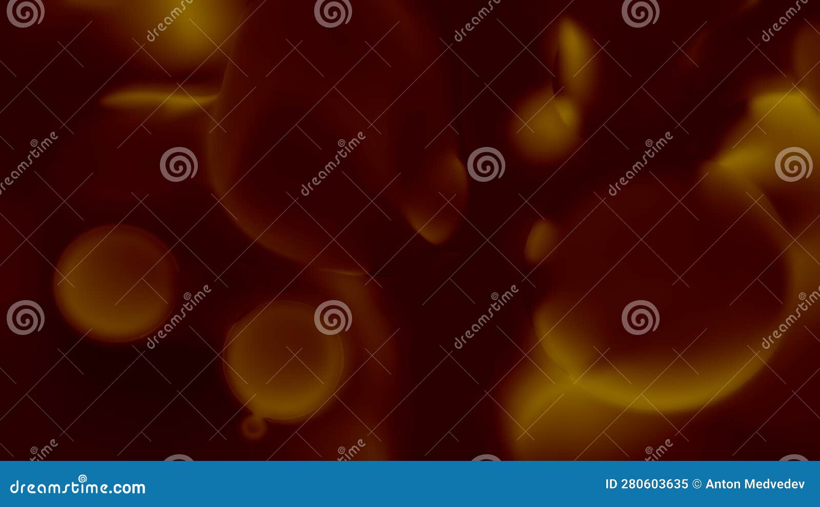 Dark Yellow or Brown Slime Benign Drops - Abstract 3D Rendering Stock ...