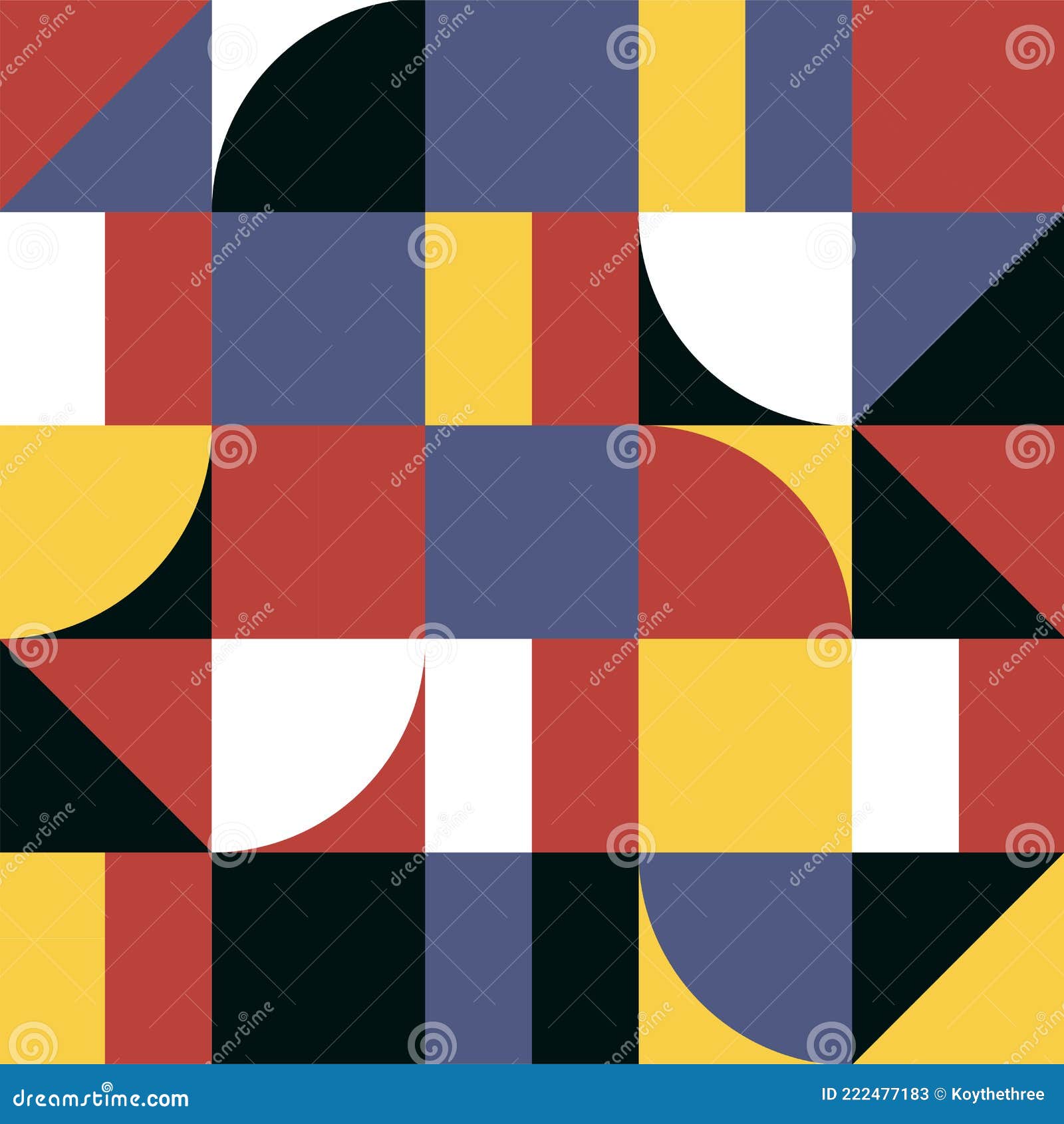 DARK Yellow Grey Minimalistic Abstract Geometry Shapes Pettern Vector ...