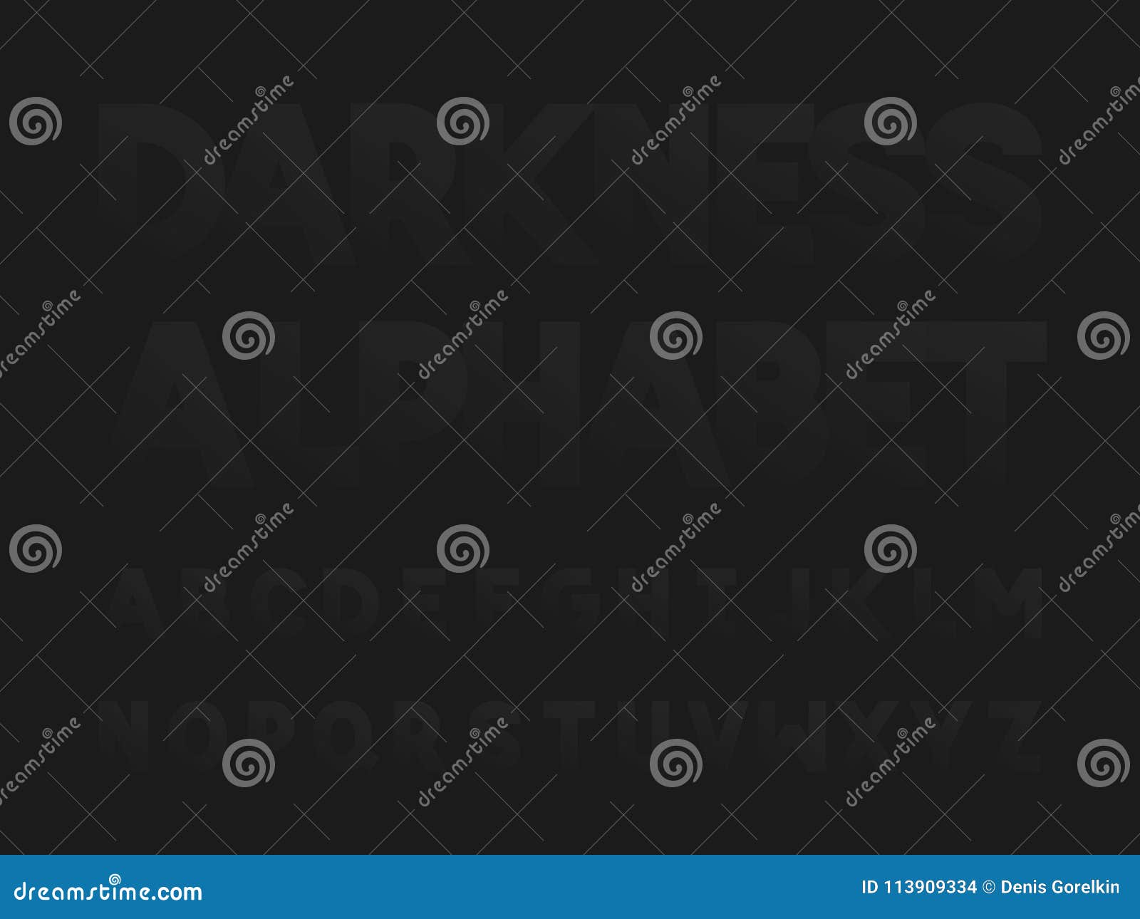 Darkness Bold Font. Vector Alphabet Stock Vector - Illustration of ...